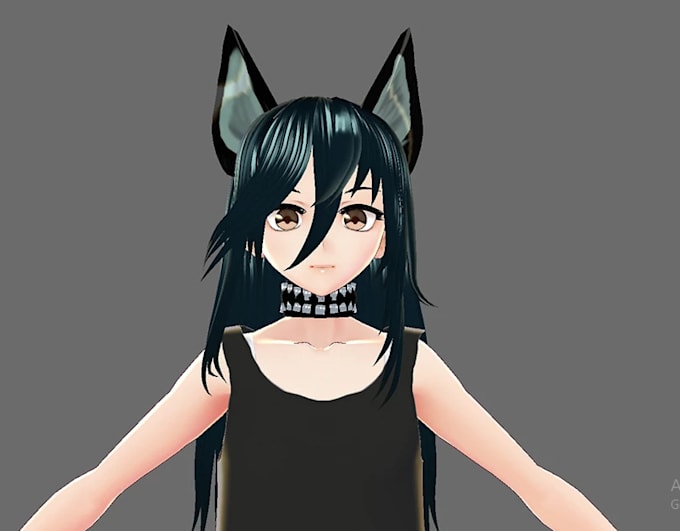 Create vr avatar character, vrchat face rig, vtuber live2d anime style ...