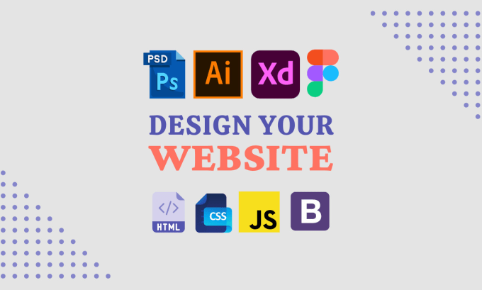 Use Html Css Bootstrap Tailwind Reactjs To Create High Quality Website Design By