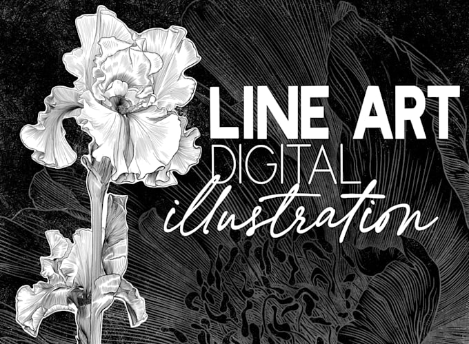 A digital line art illustration in pen and ink technique by Olenarud ...