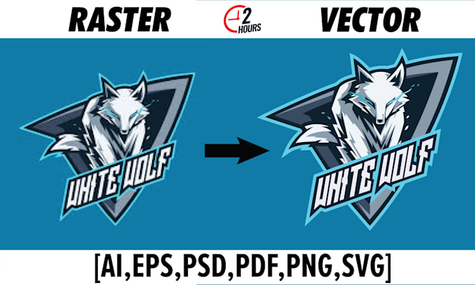 Redraw, recreate, redo, fix, edit, resize, and remake logo in 2 to 4 ...