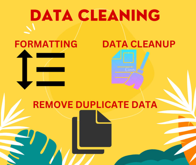Perform excel data cleaning, formatting, remove duplicate data by ...