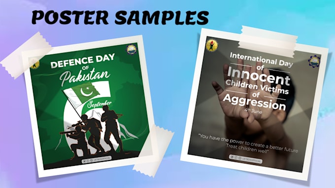 Make prefect logo and promotional posters by Abdulsamad513 | Fiverr