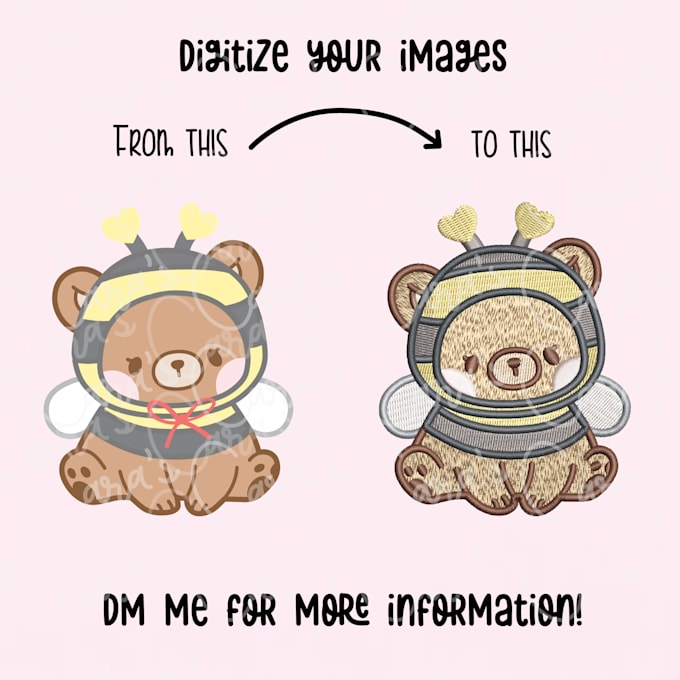 Digitize your image into embroidery file by Carasembor | Fiverr