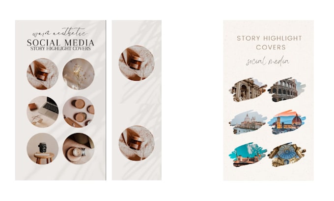 Design instagram highlight covers custom made by Guersite | Fiverr