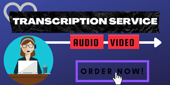 Make a transcript for your audio by Erik_done | Fiverr