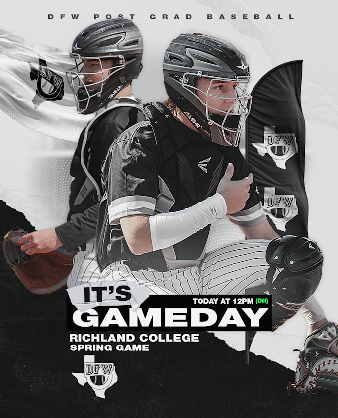 Create a quality sports flyer, intro, or commitment graphic for you or ...