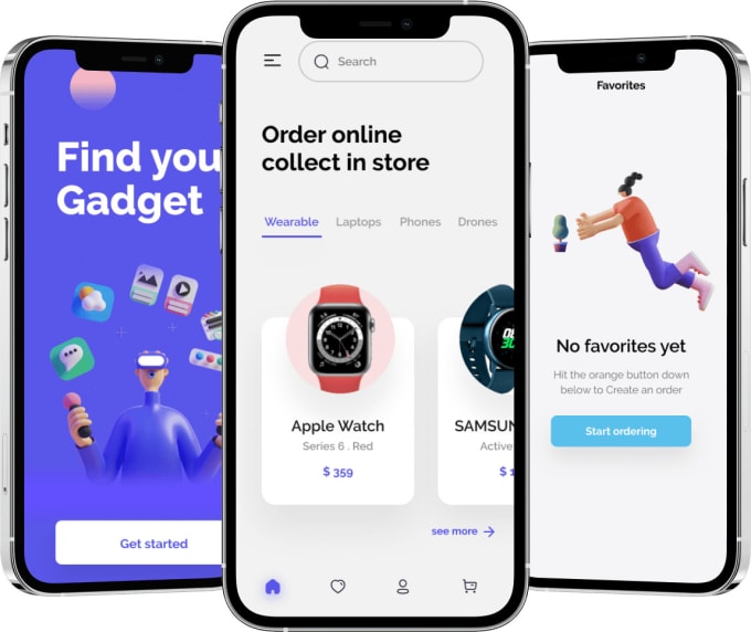 Develop android iphone app building mobile app development by ...