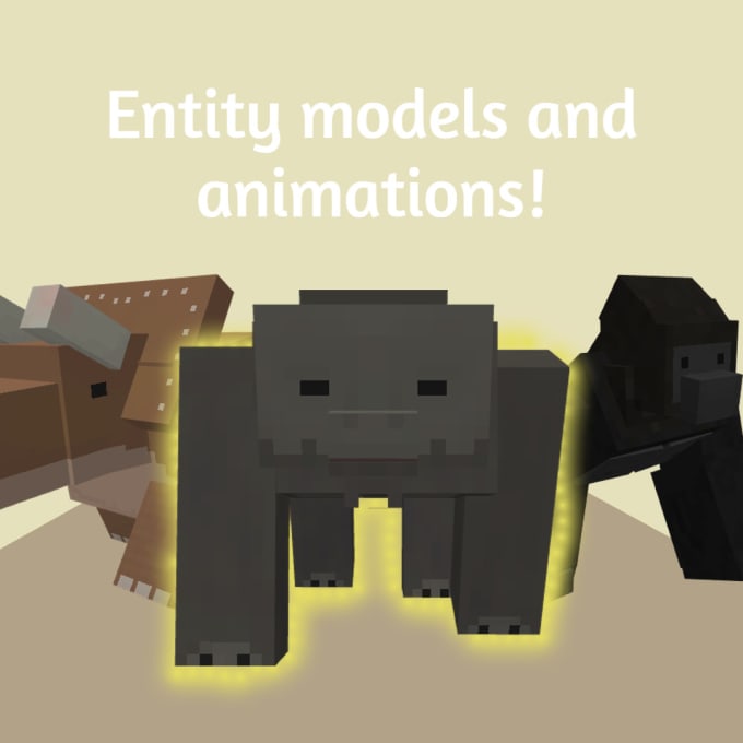 Create A Minecraft Java Entity Model With Basic Textures And Animations By Monngo Fiverr