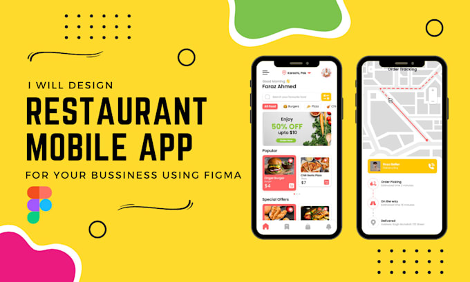 Design an restaurant app for your business using figma by Farazahmed504 ...