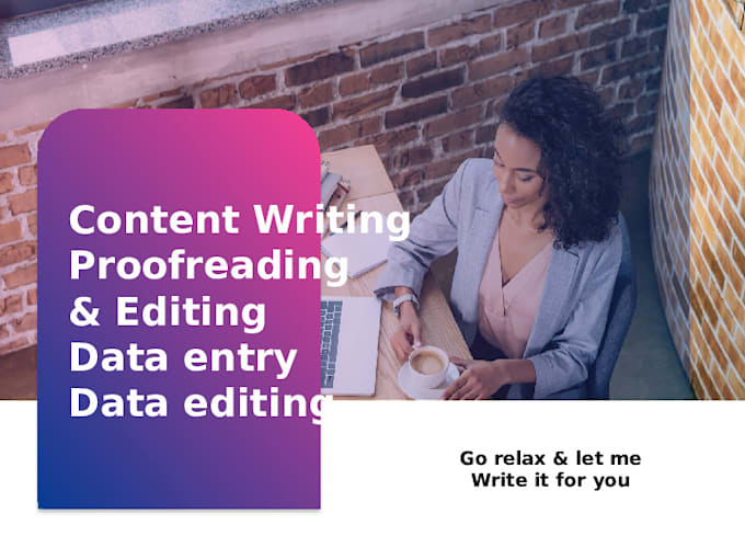 Do content writing, data entry, validation and analysis by Winfred123 ...