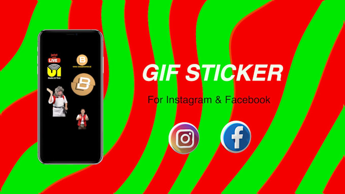 Make gif stickers logo animations by Luggibrunner | Fiverr
