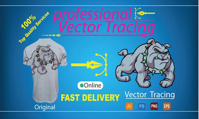 Manual vector tracing and vactor trace by Designplan786 | Fiverr