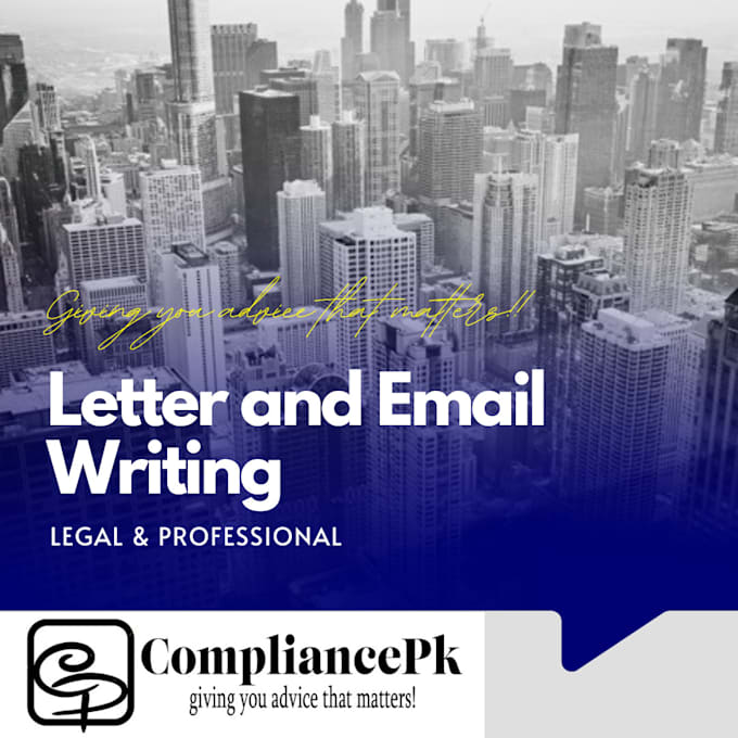 Draft legal letters and emails by Compliancepk | Fiverr