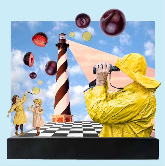 Create a stunning, custom digital collage on photoshop by Hanbanan | Fiverr