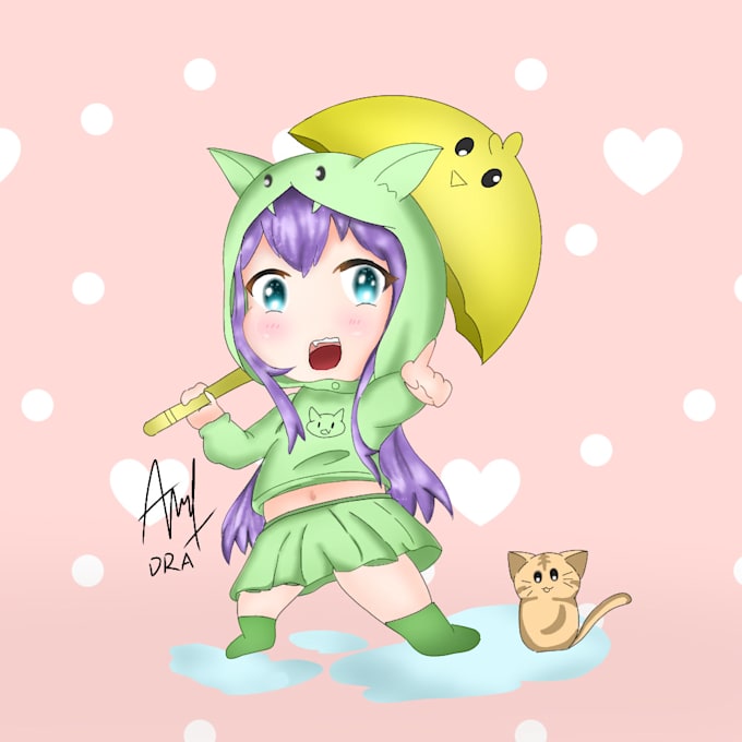 Draw cute character anime by Andra2224 | Fiverr Draw cute character anime by Andra2224 | Fiverr