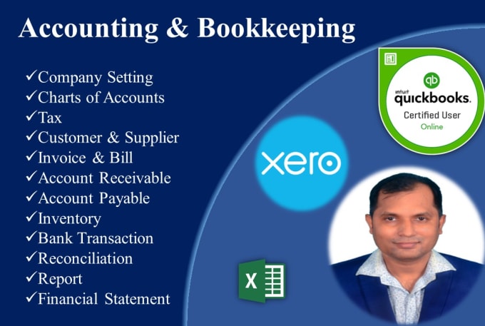 Do Accounting And Bookkeeping In Quickbooks Online And Xero With Excel