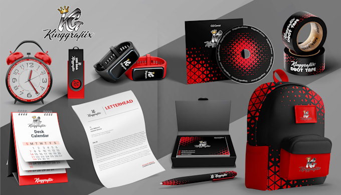 Design corporate complete kit for your brand by Kinggrafiix | Fiverr