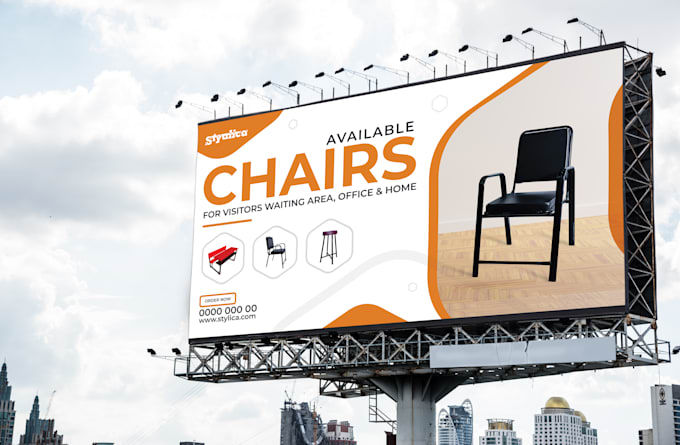 Design billboard, outdoor, signboard, sign board and banner by ...