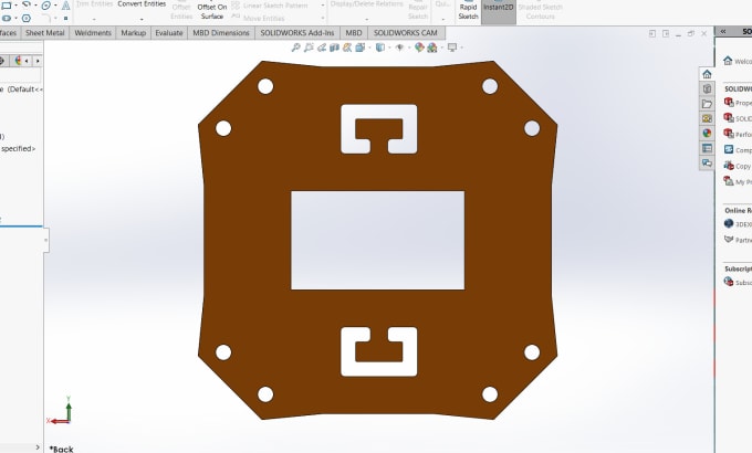 Create 2d Drawings And 3d Models Using Autocad And Solidworks By