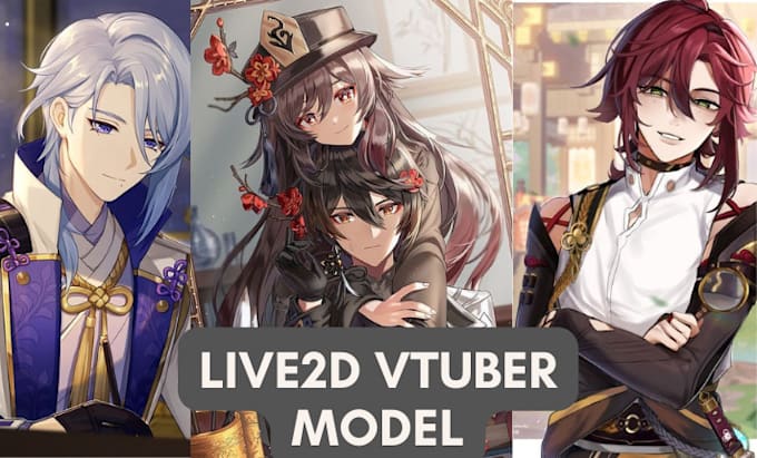 Modèle vtuber 2d vtuber, avatar live2d 2d, animation 2d, art furry dans ...