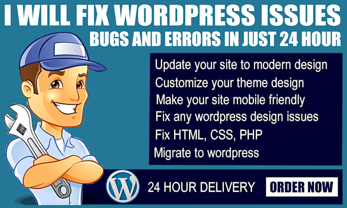 Fix Issues Errors Bugs Css On Wordpress By Austin1100 Fiverr