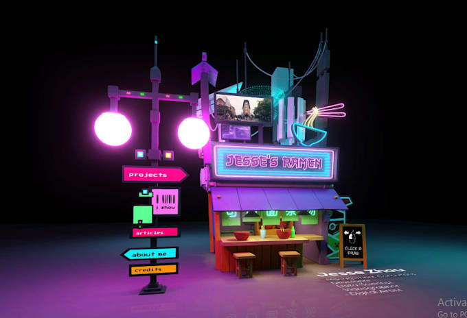 Develop web animation interactive 3d website using three js, opengl and webgl by Quayir | Fiverr