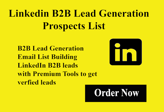 Do targeted linkedin lead generation, prospects list of any industry by Niazhussain932 | Fiverr