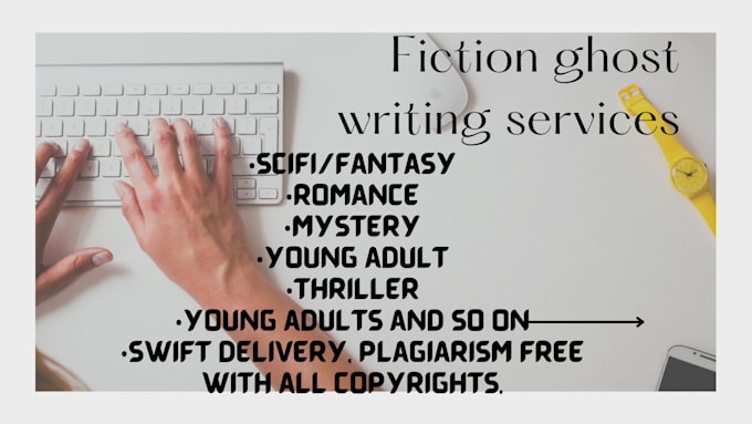 Ghostwrite your fictional story in any choice of genre with quality on ...