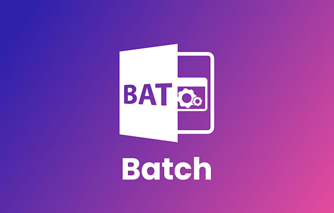 Create a professional batch file to auto process your work by Marman | Fiverr