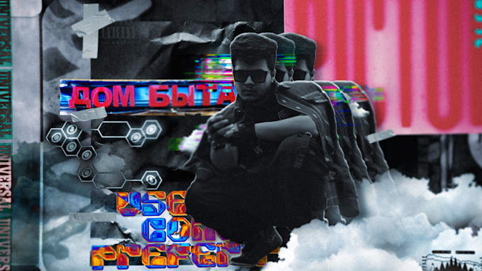 Design some trippy and glitchy visuals for your music videos by Feat ...