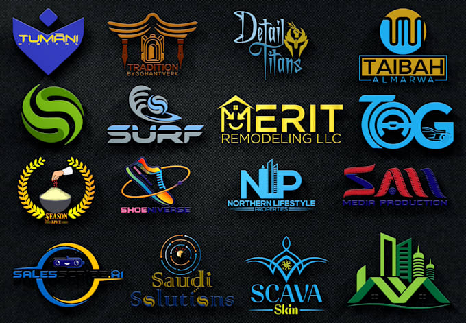 Create a modern logo graphic with sweetable colors by Graphicexpart ...