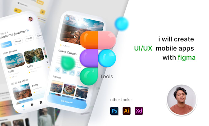 Create ui ux mobile apps with figma by Iqbalzn17 | Fiverr
