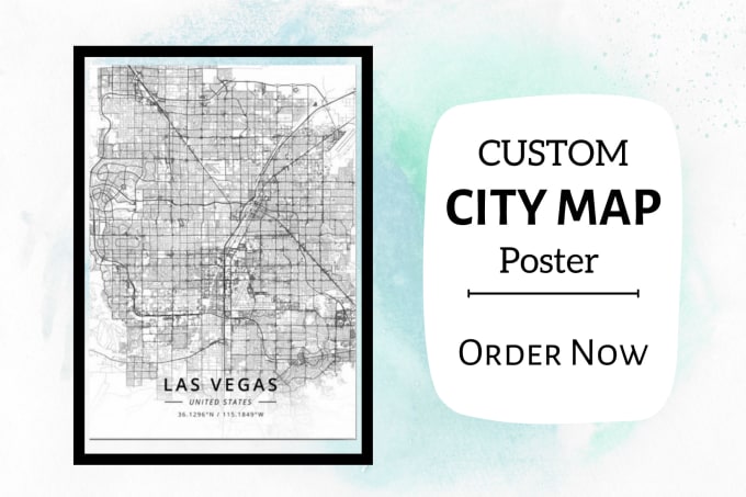 Design any city wall map poster by Syashsharma2002 | Fiverr