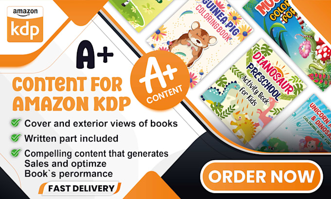 Create exclusive a plus content for amazon kdp by Ishamsul1478 | Fiverr