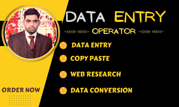 Be your data entry operator by Usman_9530 | Fiverr Be your data entry operator by Usman_9530 | Fiverr