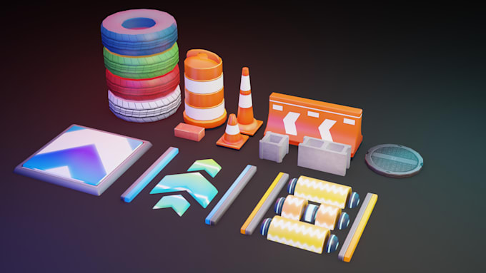 Create 3d game assets game prop and 3d game objects by Muawia07 | Fiverr