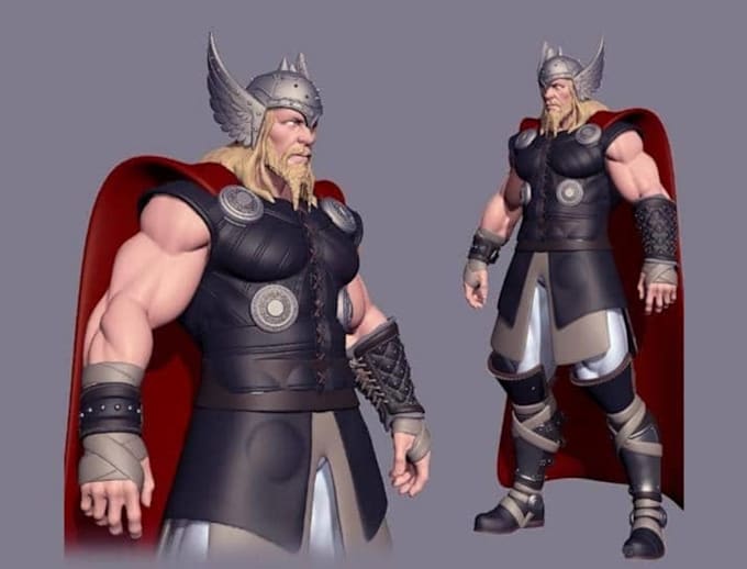 Create 3d character modelling, 3d game character, character design, 3d ...