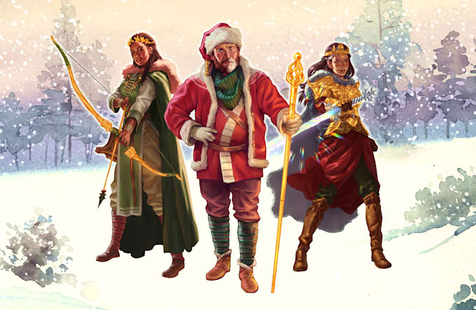 Imagine and create your characters from scratch by Thedryfrog | Fiverr