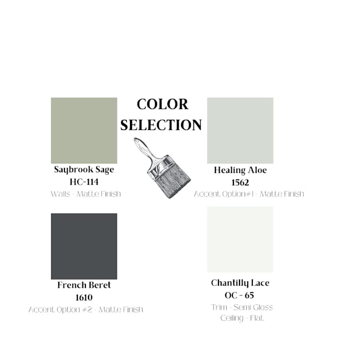 Design a custom paint color palette for your home interior by ...