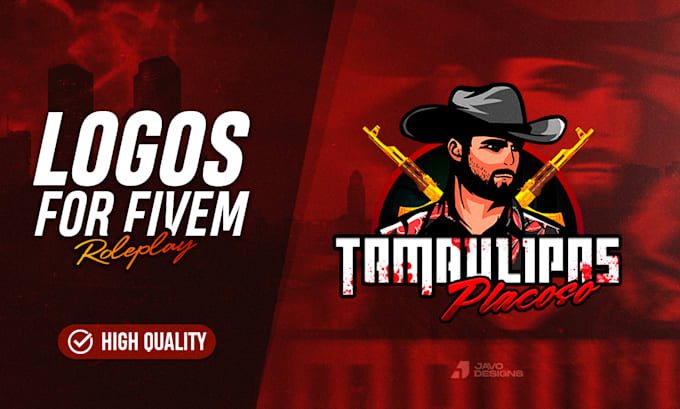 Design logo professional for fivem roleplay by Javodesigns | Fiverr