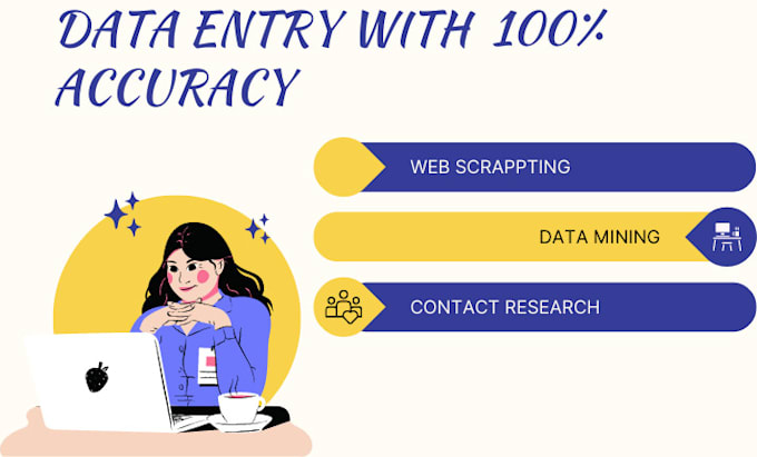 Do fast data entry in one day and internet research by Ramzil555 | Fiverr