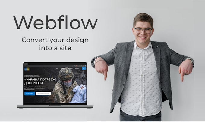 Convert figma to webflow, xd to webflow website by Petrukha2001 | Fiverr