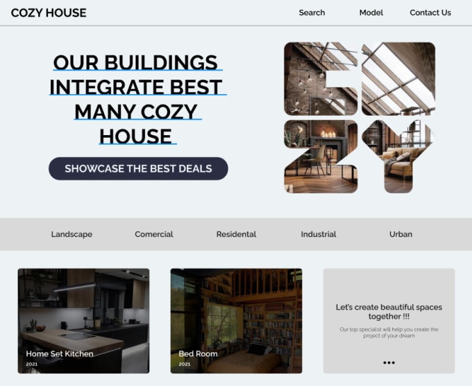 Create Awesome Landing Page Using Html Css Tailwind By Technopass Fiverr