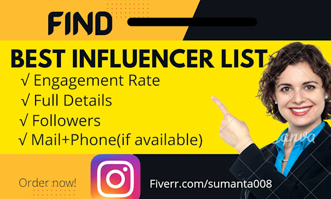 Find best instagram influencer list for social media influence ...