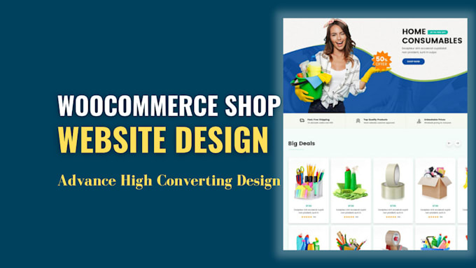 Design a fast wordpress woocommerce shop with elementor by Wordpresshulk | Fiverr