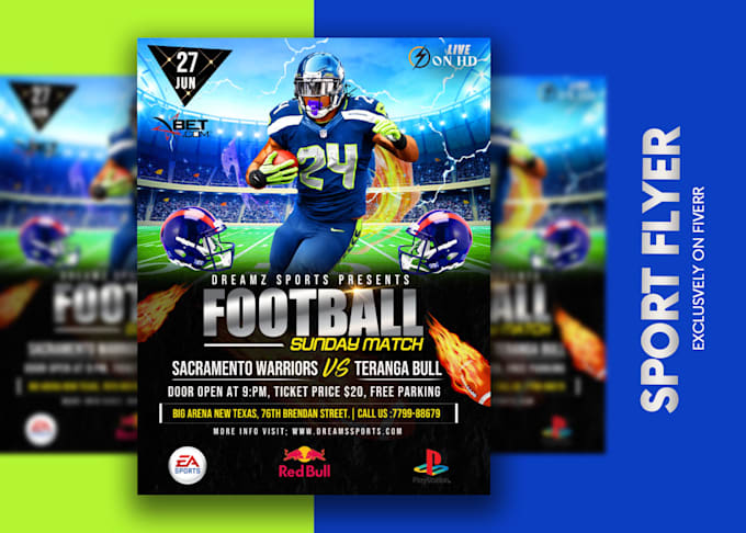 Create a unique worldclass sports flyer design by Nalds_cre8tion | Fiverr