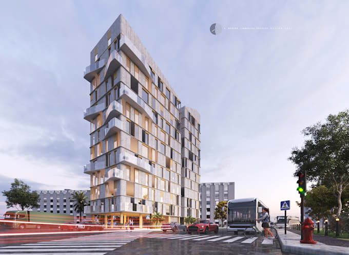 Do 3d arch visualization rendering services by Kf2design | Fiverr