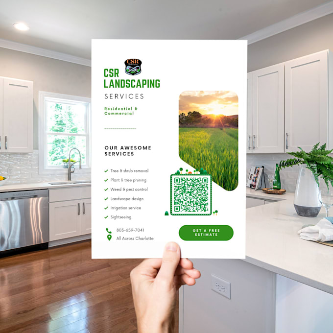 Design a flyer with a digital client collection system by ...