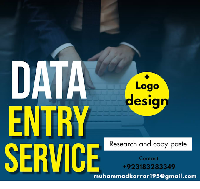 Do mostly related to data entry and logo design by Muhammadkarrar | Fiverr