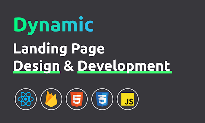 Develop a dynamic landing page in react and firestore by Mrwooc | Fiverr